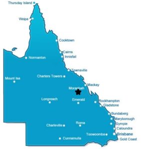 Location of Moranbah - Moranbah and District Support Service